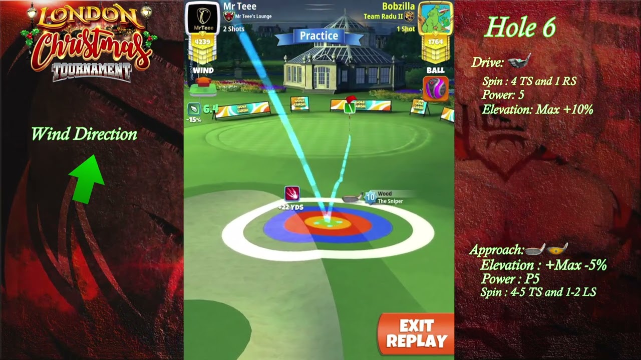 Golf clash London Christmas Pro OR P6 Second