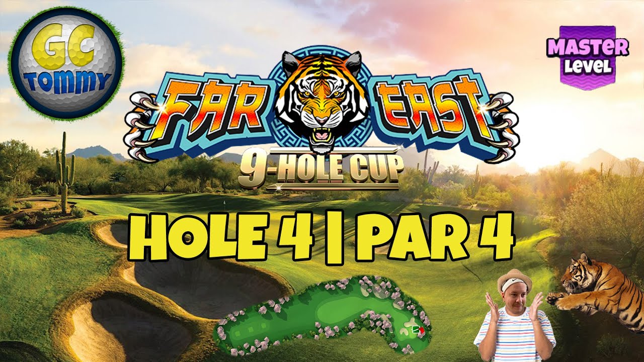 Master, QR Hole 4 - Par 4, EAGLE - Far East 9-Hole cup, *Golf Clash Guide*