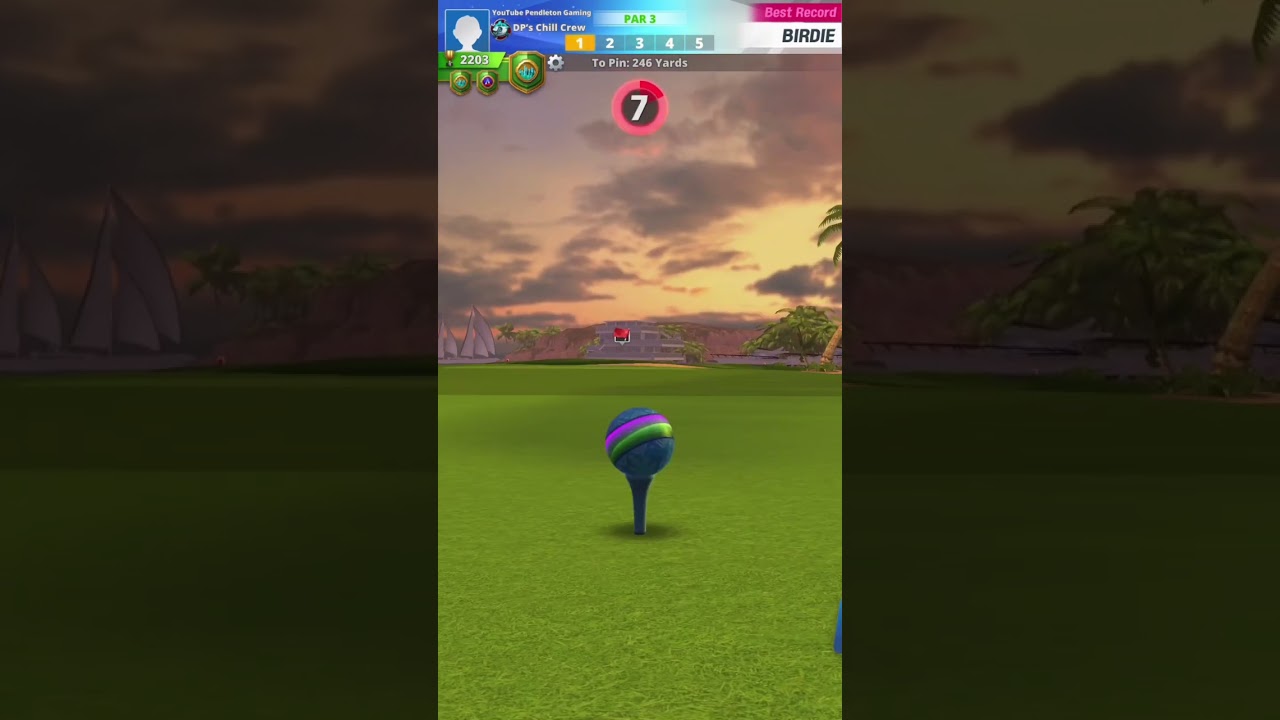 Golf Impact Rough Bump hole in one for the lead