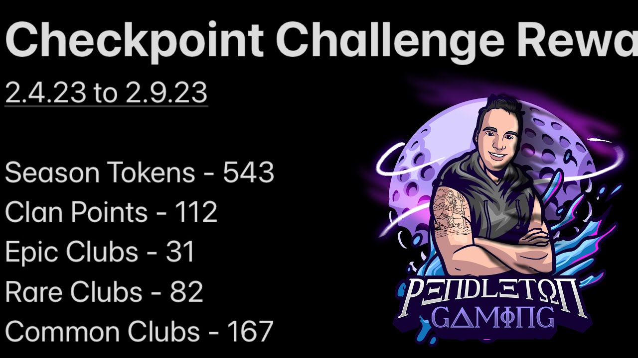 Checkpoint challenge rewards (170 trophy accounts) how many epics ...