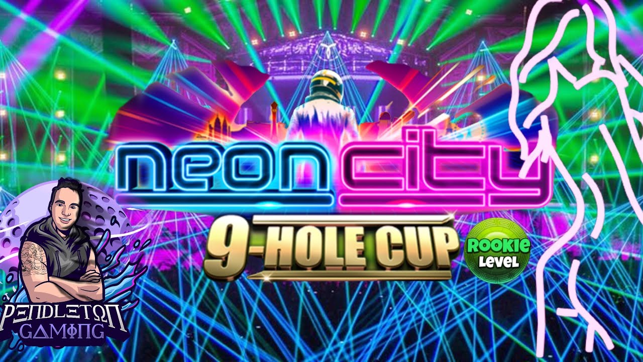 Golf Clash | Hole 8 (Eagle) | Neon City Final Round - 9 hole