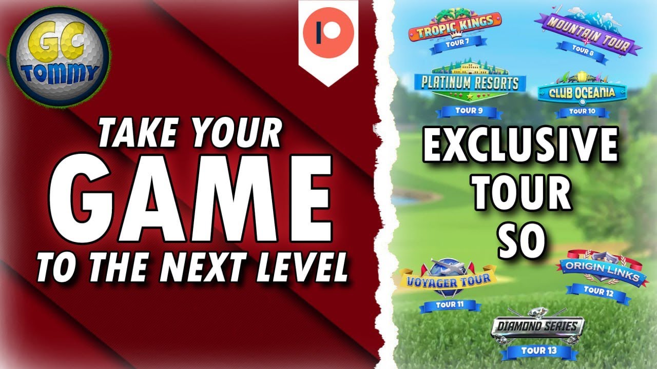 Exclusive Tour SO guide, Tour 7-13 available! Increase your WIN % *Golf ...