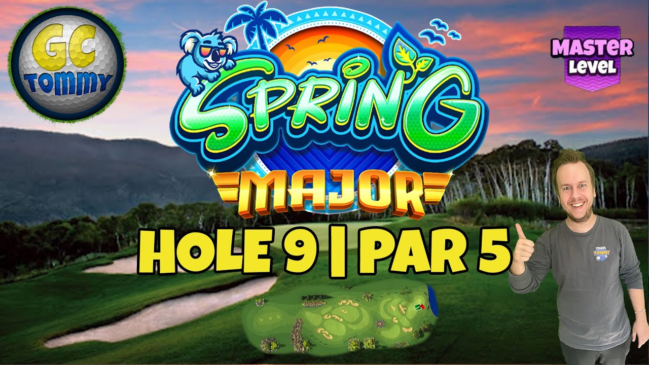 Master, QR Hole 9 - Par 5, ALBA - Spring Major 2024 Tournament, *Golf Clash Guide*